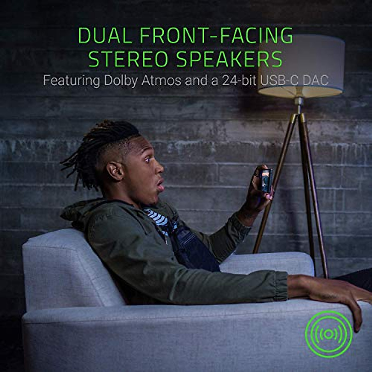 Razer Phone 2, Unlocked Gaming Smartphone – 120Hz QHD Display – Snapdragon 845 – Wireless Charging – Chroma – 8GB RAM - 64GB - Satin Black (Renewed)