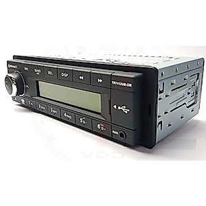VDO Continental TR7412UB-OR European Style 12v Radio Orange Display Bluetooth