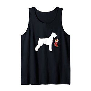 Giant Schnauzer Christmas Stocking Stuffer Dog Tank Top