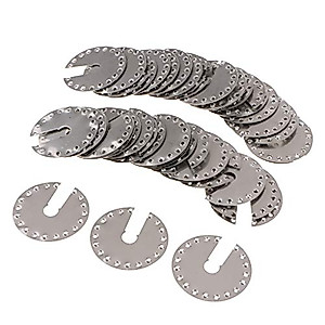 Gazechimp 50PSC Solar Panel PV Grounding Clip/Washer/Spacer 1.77x1.77 Inch