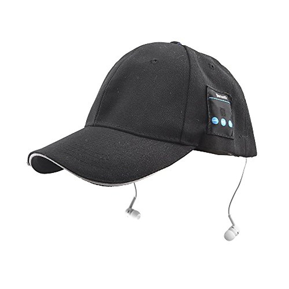 Lzcat Unisex Bluetooth Baseball Cap Sun Hat Smart Wireless Bluetooth Headset Sports Cap Music Speaker Mic Summer Cap (Grey)