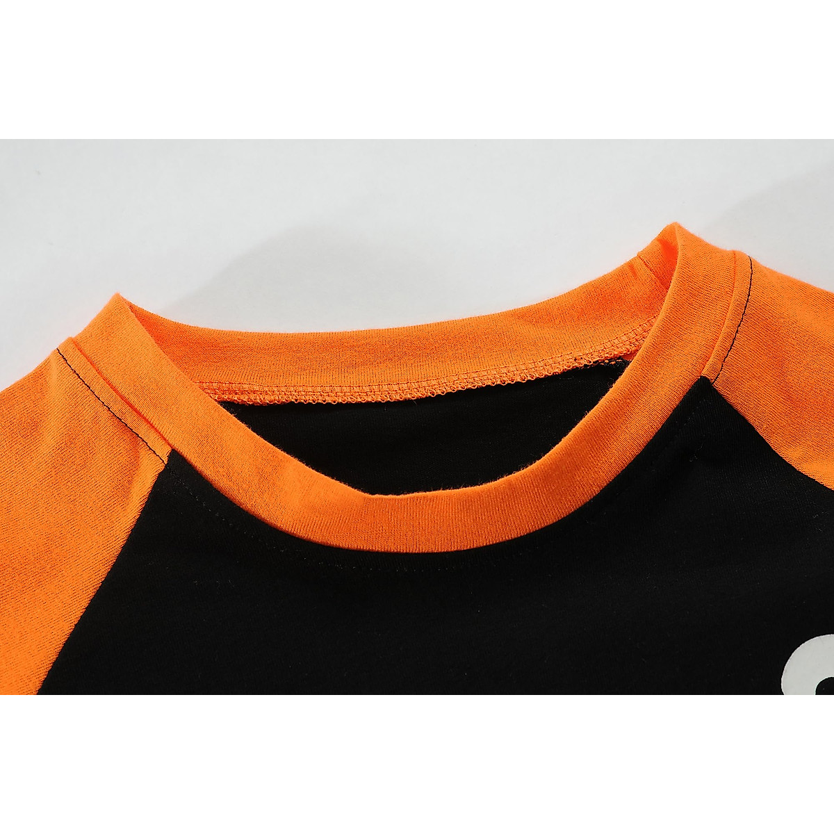 Boys Girls Halloween Shirt Glow-in-The Dark Dancing Skeletons Dance Challenge Kids Halloween Outfit Long Sleeve Pumpkin T-Shirts Size 8 Years