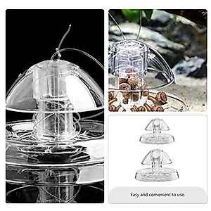 balacoo 2Pcs Transparent Snail Catchers Aquarium Leech Traps Leech Catchers Aquarium Accessory
