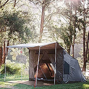 Oztent 30 Second Expedition 5-6 Person Tent (50 Lb) 8.6 ft(W) x 8.6 ft(D) x 6.6 ft(H) + 6.6 ft(Awning)