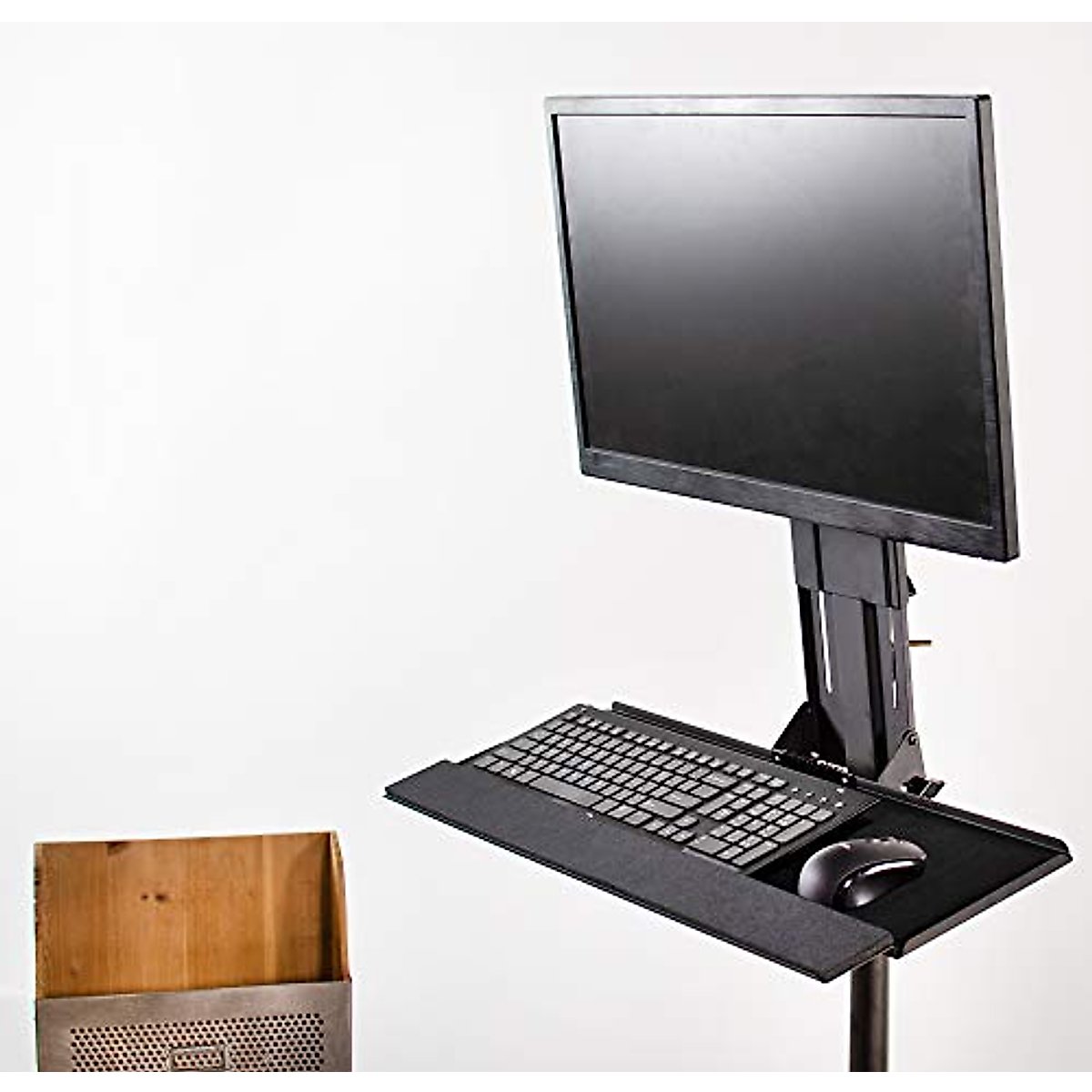 VIVO Computer Keyboard and Mouse Platform Tray, Adjustable VESA Mount Attachment, MOUNT-KB02
