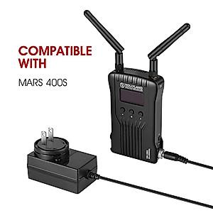 Hollyland 12V 2A DC Adapter Power Supply for Hollyland Pyro 7 / Pyro S/Pyro H/Mars 400S Pro/Pro II/Mars 4K/ Mars M1/M1 Enhanced/Cosmo C1 Wireless Video Transmission System - US Standard