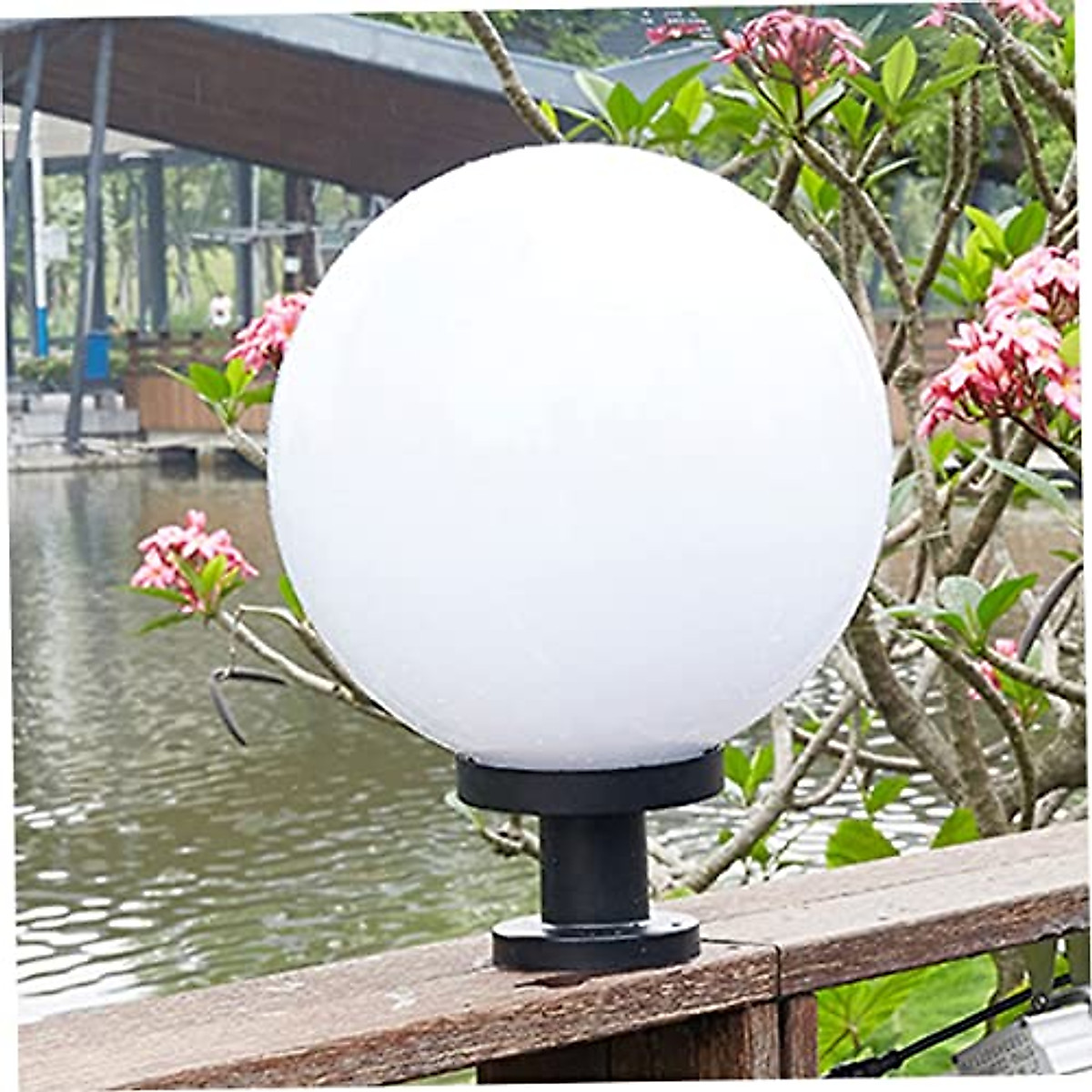 SECFOU Fence Lights Replacement Globe for Light Fixture Deck Lighting Acrylic Light Cover Deck Post Lights Globe Light Cover Exterior lamp Post Fixture Exterior Light Electric Plastic