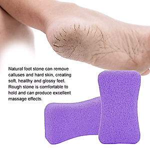 Pumice Stone for Feet, 4pcs Callus Remover and Foot Scrubber Pedicure Exfoliator Tool Hard Skin Callus Remover and Scrubber Portable Foot File Exfoliation to Remove Dead Skin()