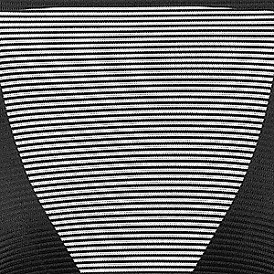 Flash Furniture Harper Ergonomic Mid-Back Mesh Drafting Chair with Black Fabric Seat and Adjustable Foot Ring