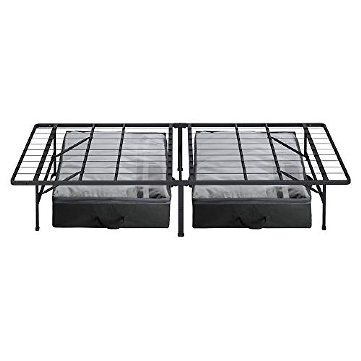 Simple Houseware 2 Pack Under Bed Storage Bin, Black