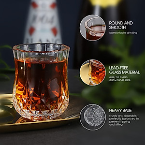 JAIEF 1.7 OZ Crystal Shot Glasses Set, Heavy Base Cordial Glasses | Tequila Glasses (Set of 8)