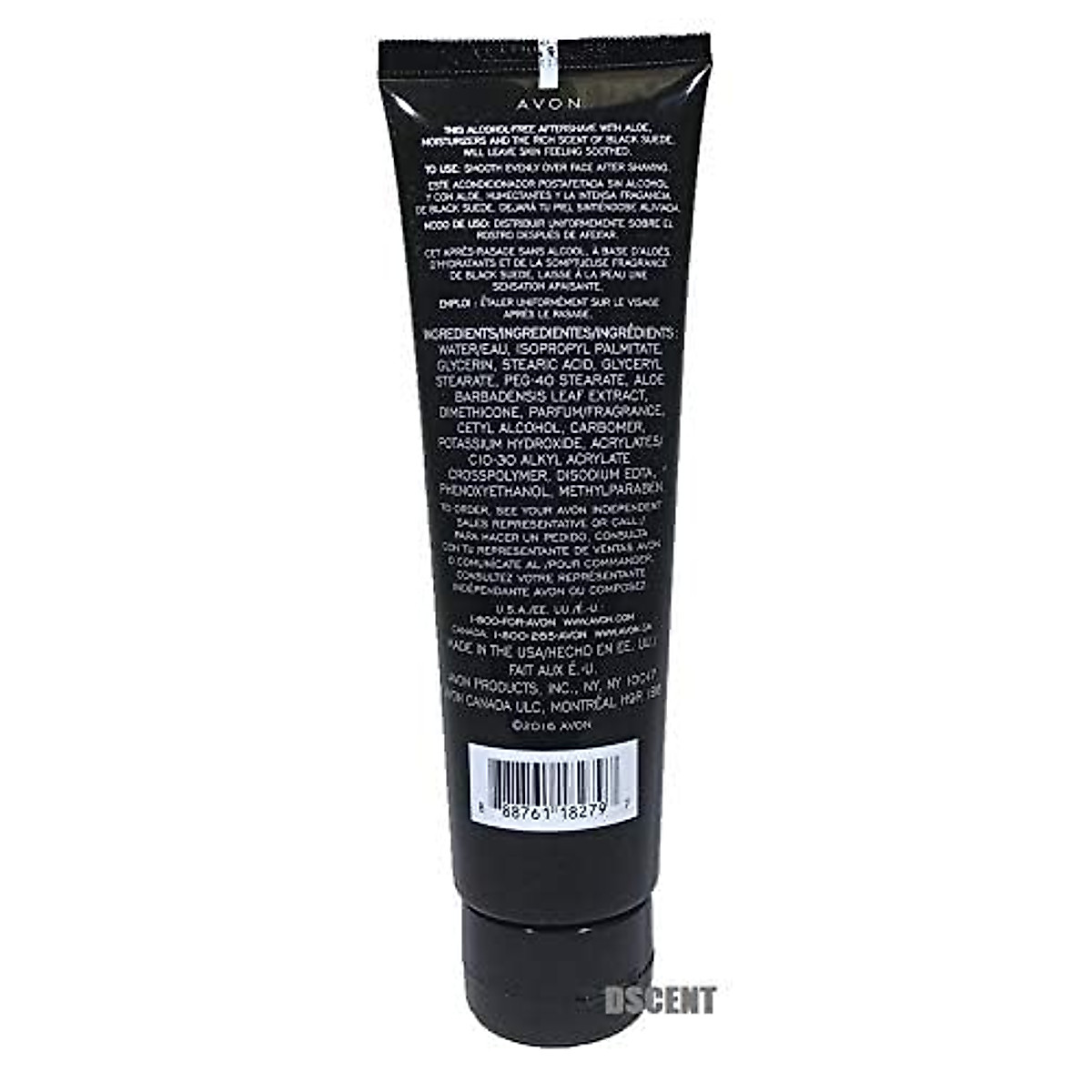 Lot of 3 Avon Black Suede After Shave Conditioner 3.4 oz each