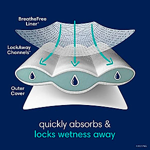 Diapers Size 6, 42 Count - Pampers Swaddlers Overnights Disposable Baby Diapers, Super Pack (Packaging & Prints May Vary)