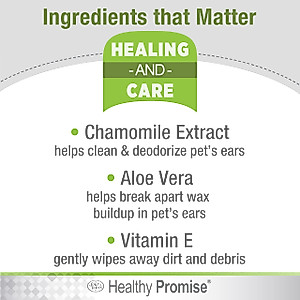 Four Paws Healthy Promise Pet Ear Wipes 35 Count