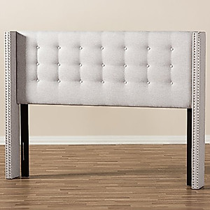 Baxton Studio Gabriela Winged Headboard, King