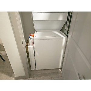 Slim Rolling Storage Cart - Narrow Slide Out Shelving Utility Cart - Mobile Storage for Laundry, Bathroom, Kitchen & Between Washer and Dryer.