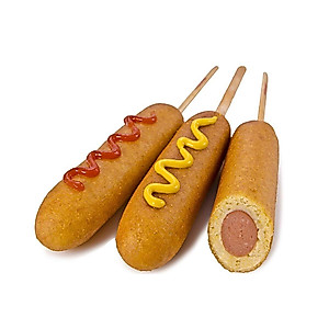 Gmark 5.5" Premium Wood Stirrer 2.3mm thick 100 pc - Wood Coffee Stir Sticks for Tea Beverage, Corn Dog Stick Craft Stick 100/Bag GM1115A