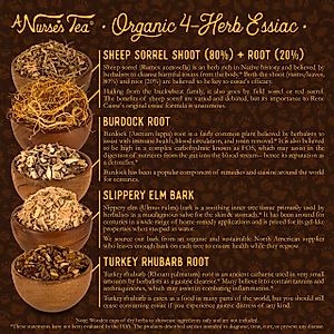 Essiac Tea 32 fl oz | A Nurse's Tea | RN-owned Company | Sheep Sorrel Roots