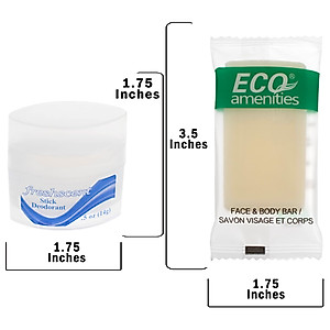 Moda West 24 Kits - Bulk Case of Wholesale Adult Basic Toiletries for Men, Women, Travel, Charity