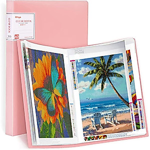 Huacan Diamond Painting Storage Book 30 Pages Portfolio Presentations Folder for 30x40cm painting