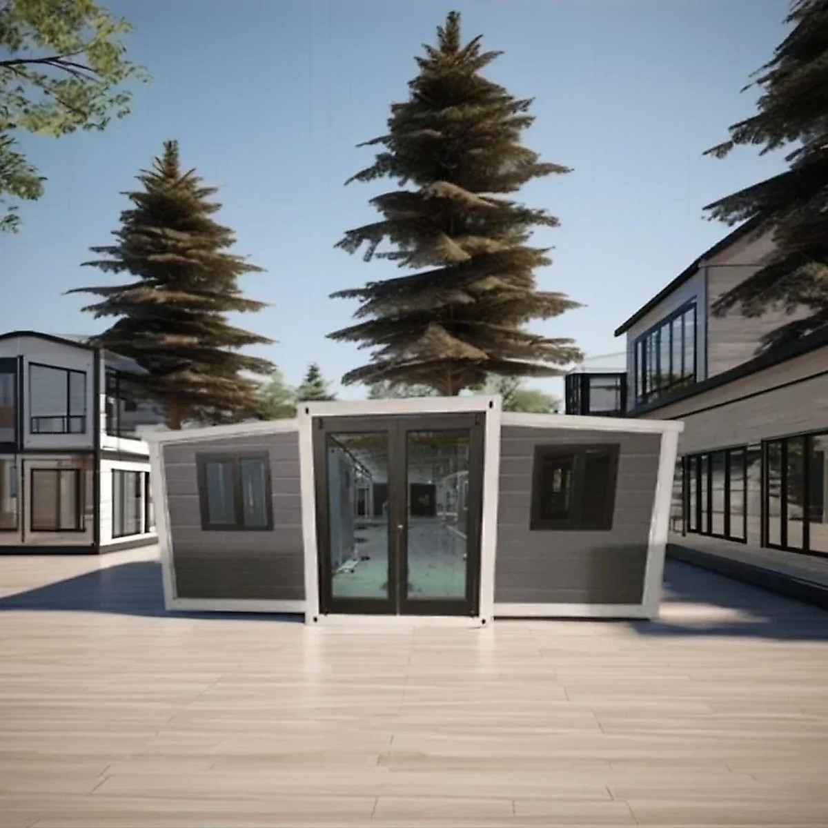 Movable Expandable Shipping Container Frame House Prefabricated Prefab Modern Home 40ft 20 Ft Folding Prefabricated Container House