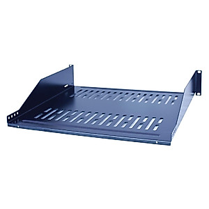 RAISING ELECTRONICS 19inch 2U Relay Rack Mount Cantilever Network Shelf 12inch Deep 40LBs Capacity