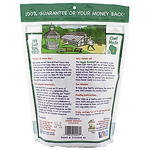 Sam's Yams Sweet Potato Dog Treats, Healthy Dog Treats for Small, Medium, and Large Breed Dogs - Made in USA, High Fiber, Vegan Dental Chews - Veggie Rawhide, Sweet Potato Dog Chewz, 14oz Single Pack