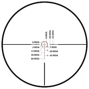 Monstrum G2 1-4x24 First Focal Plane FFP Rifle Scope | ZR300 H-Series Offset Scope Mount | Bundle