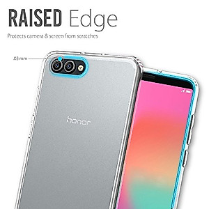 Honor View 10 / Honor V10 Case, TUDIA Full-Matte Lightweight [Arch S] TPU Bumper Shock Absorption Cover for Huawei Honor View 10 / Honor V10 (Frosted Clear)