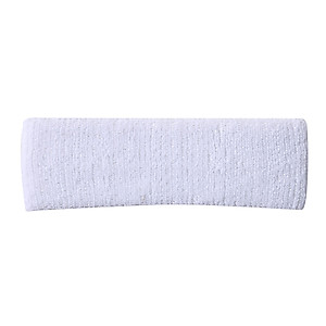 YOUAO Outdoor Sports Sweat-Absorbing Headband Hair Band Men's and Women's Stylish Fitness Yoga Headband,White