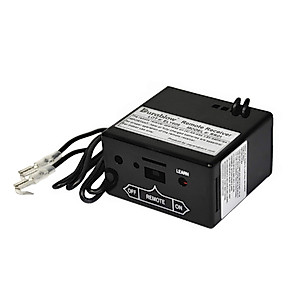 Durablow TR1004 Gas Fire Fireplace On/Off Remote Control Kit + Thermostat + Timer + Backlit Transmitter for Millivolt Valve, IPI Module, Replaces Wall Switch or Thermostat