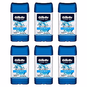 Gillette Anti-perspirant/deodorant Clear Gel (Pack of 6)
