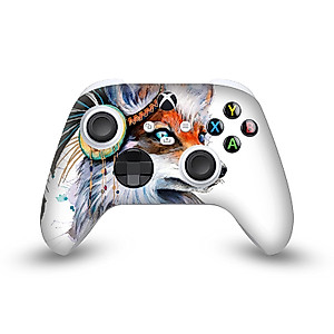 Head Case Designs Officially Licensed Pixie Cold Fox Art Mix Matte Vinyl Sticker Gaming Skin Case Cover Compatible with Xbox Series X / S Controller