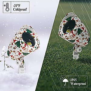 KGAR Christmas Laser Lights Projector Outdoors Indoor Xmas Decoration Red and Green Laser Light Show, Waterproof with Wireless Remote