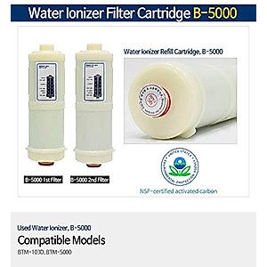 Biontech Water Ionizer Filter Set for BTM-103D, BTM-5000