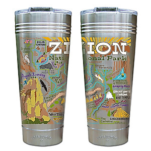Catstudio Zion Thermal Tumbler | Triple Wall Insulation With Non Slip Bottom | Great Travel Cup for Water, Coffee, Tea, or Smoothies