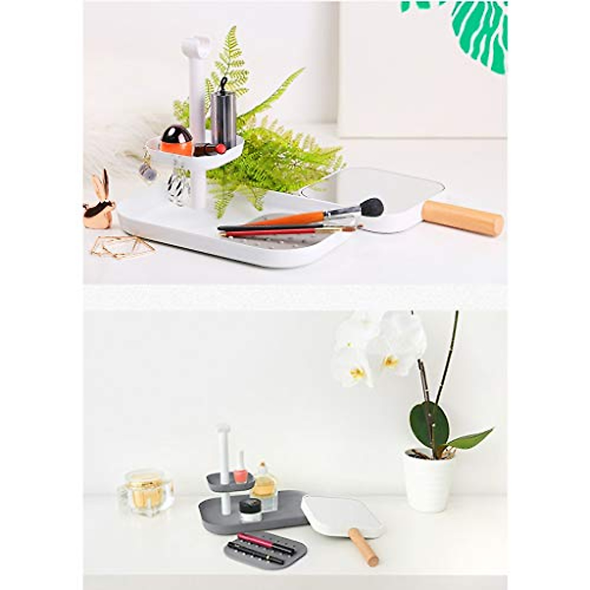 COTCLO Makeup Mirror-Ideas in Life Make up Mirrored Jewelry Cabinet Mini Table Tilting Jewelry Organizer/a