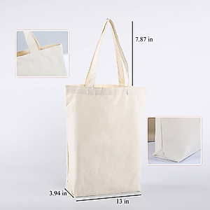 CHONG SHENG Gift for Daughter from Mom Daughter Birthday Inspirational Gifts for Daughter Graduation Christmas, Canvas Tote Bag with Pocket, Reusable Shopping Grocery Bag for Shopping Travel