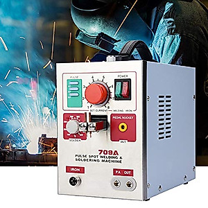 Battery Spot Welder, 150-450°C Fixed Welding Lithium Battery Spot Welder 20Vdc Adjustable Needle 3.2kW for Electrocar(US Plug 110V)