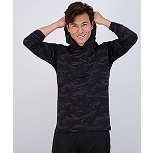 3 Pack: Men’s Quick Dry Fit Moisture Wicking Long Sleeve Fishing Active Athletic Hoodie Performance Hooded TShirt Workout Running Gym Sports Casual Sweatshirt UPF 50 Outdoor Hiking-Set 5, X-Large