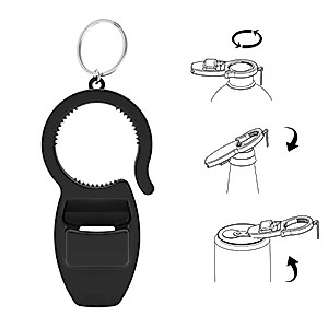 HANCELANT Bottle and Can Opener, 3 in 1 Keychain Bottle Opener, Easy Can Opener for Men, Women