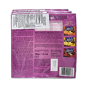 Goplana | Mella | Blackcurrant Flavored | Jelly in Chocolate | 6.7 oz | Pack of 3