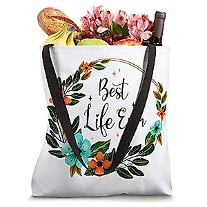 JW Pioneer Best Life Ever Floral Tote Bag