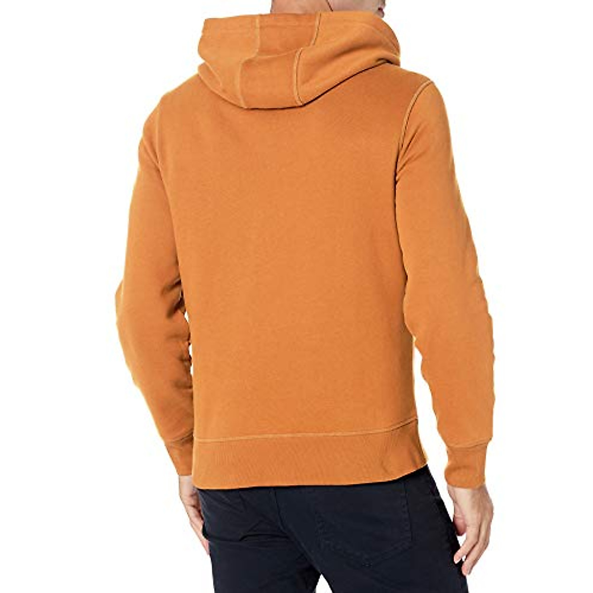 Amazon Essentials Men's Full-Zip Hooded Fleece Sweatshirt (Available in Big & Tall), Nutmeg, Large