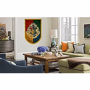 Wizard Style Banner - Home Flag 37x24 in - Printed on Both Sides - Durable Enough for Outside Conditions - Perfect Barware Man Cave Gift - Unique HP Collectible Accessories