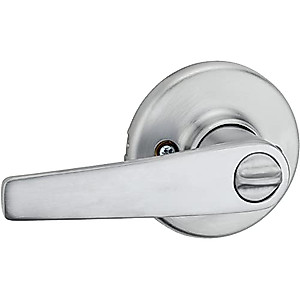 Kwikset 93001-879 Delta Bed and Bath Lever in Satin Chrome
