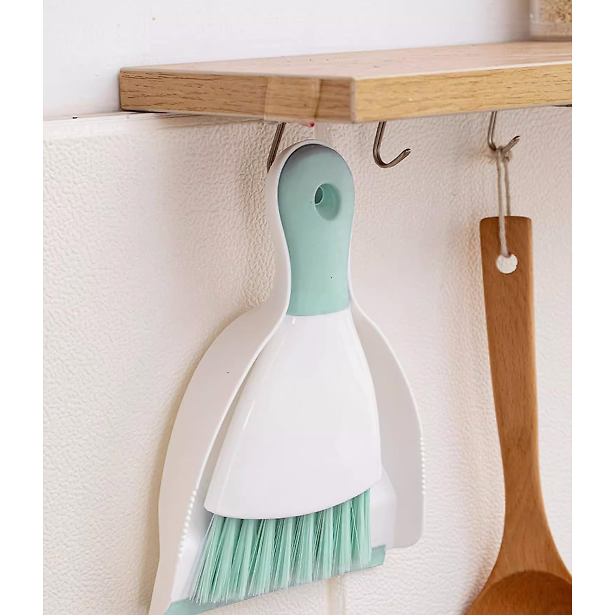 YCSXhandpick Small Broom with Dustpan Combo Set Dust Pan and Brush Set Table Ceaner Gap Cleaning Brushes and Dust Pans Hand Broom