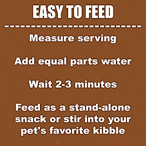Whole Life Pet Freeze Dried Diced Eggs for Dogs and Cats. Fully Cooked Just Add Water. Healthy Skin, Strong Bones, Picky Eaters. Human Grade Quality
