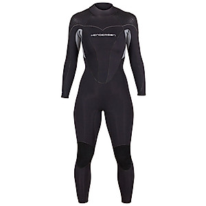 Henderson 7mm Thermoprene Pro Women’s Back Zip Jumpsuit, Black, 12