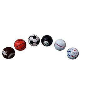 Value Novelty Golf Ball Mix - Mint Quality - (Pack of 50)